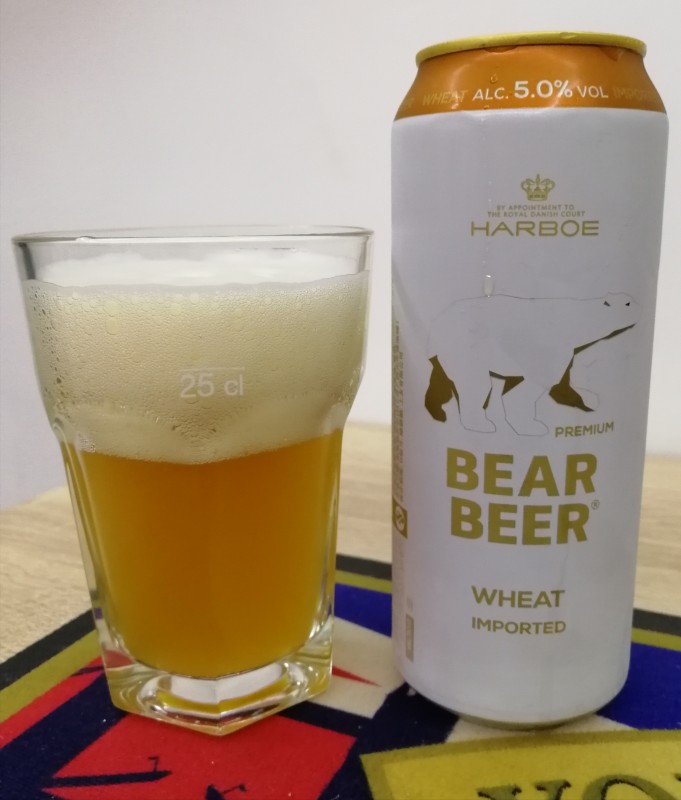 Cerveja Bear Beer Wheat Beer - Harboes Bryggeri
