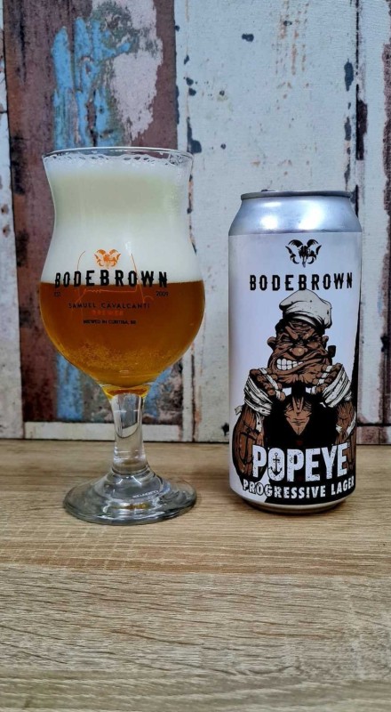Cerveja Bodebrown Popeye Progressive Spinach Lager - Cervejaria Bodebrown