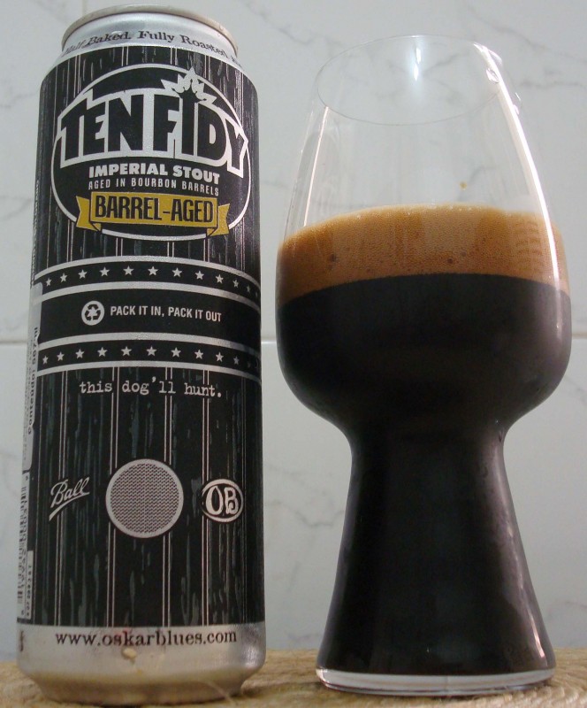 Cerveja Ten Fidy Barrel Aged - Oskar Blues Brewing Company