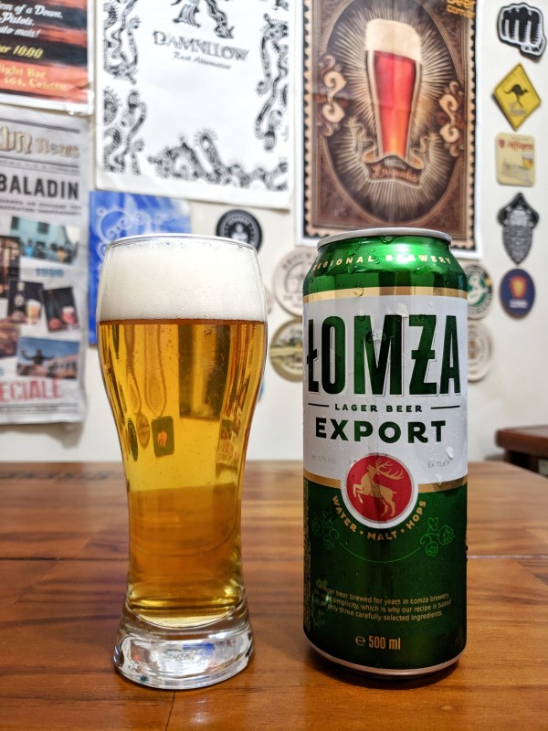 Cerveja Lomza Export - Van Pur