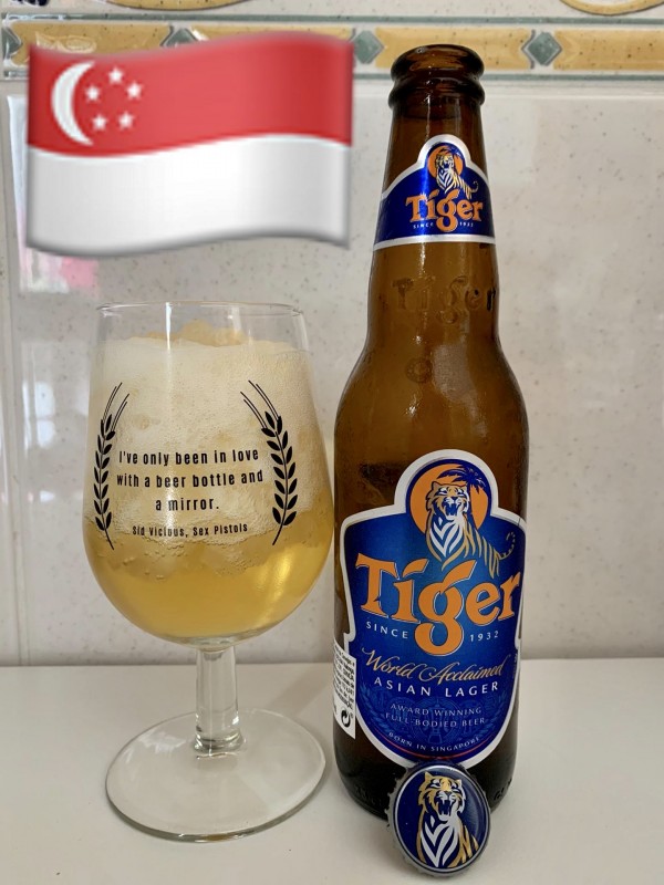 Cerveja Tiger - Singapore Brewery