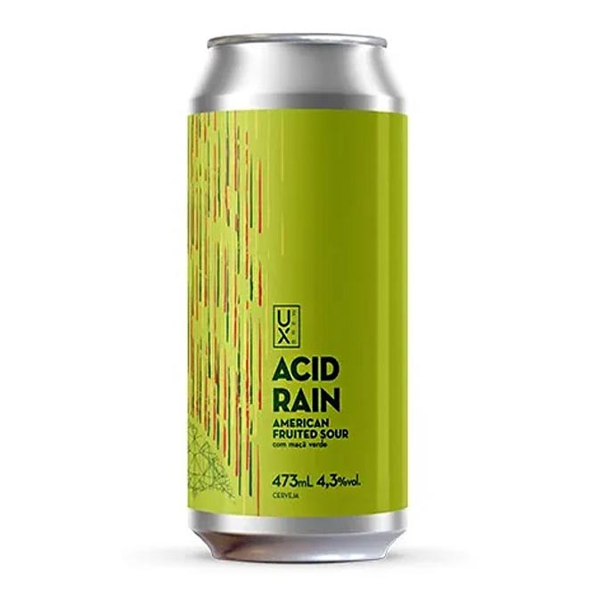 Cerveja UX Brew Acid Rain Maça Verde - UX Brew