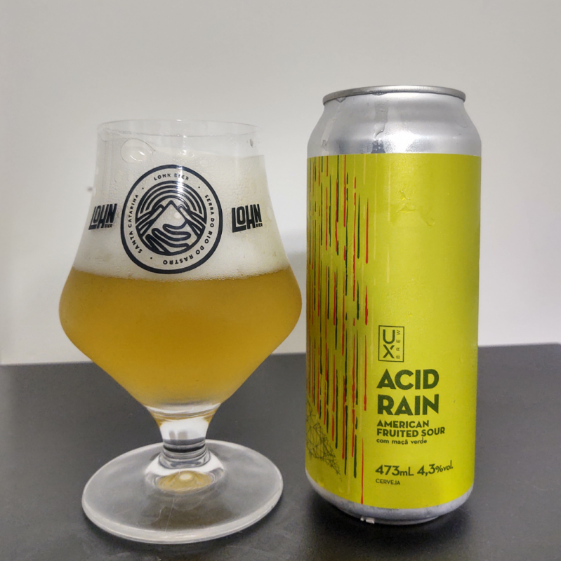 Cerveja UX Brew Acid Rain Maça Verde - UX Brew