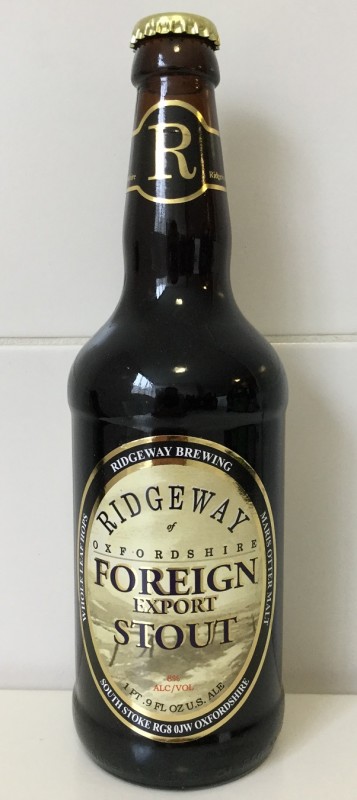 Cerveja Ridgeway Foreign Export Stout Nao Cadastrada