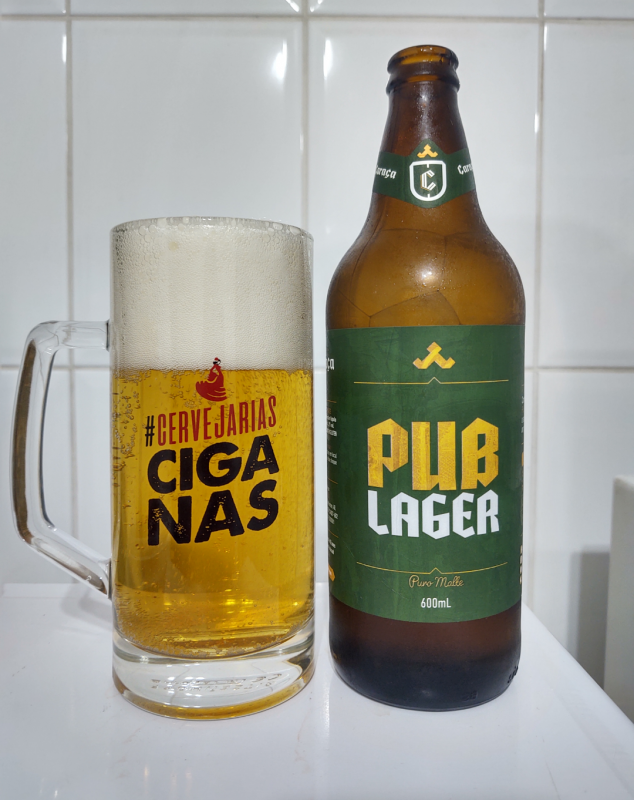 Cerveja Pub Lager - Cervejaria Caraça