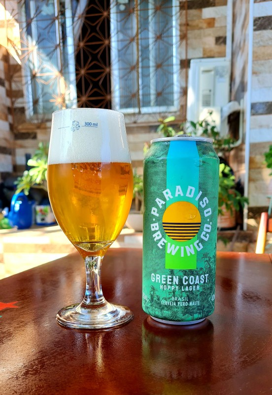 Cerveja Green Coast Hoppy Lager - Paradiso Brewing